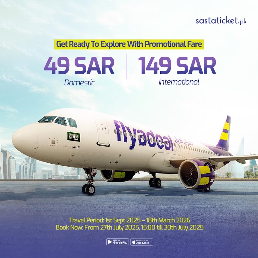 Flyadeal - Sastaticket.pk